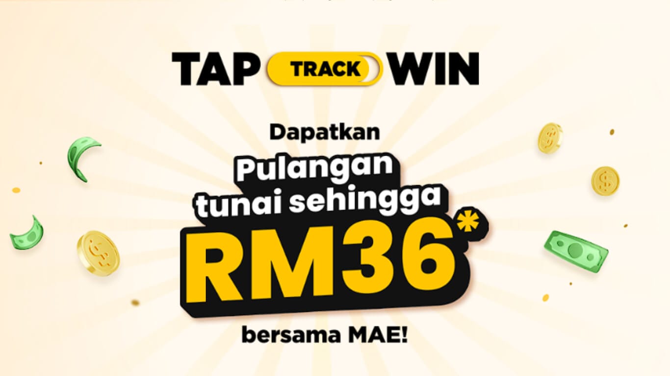 Kempen Maybank Tap, Track, Win Edisi 2023 - Pulangan Tunai Berganda